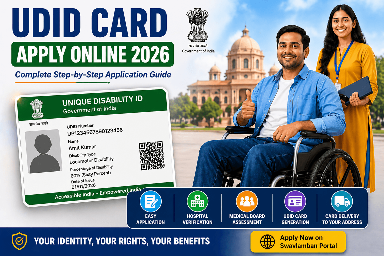 Steps To Get Your UDID Card Apply | Disability Certificate | 2026
